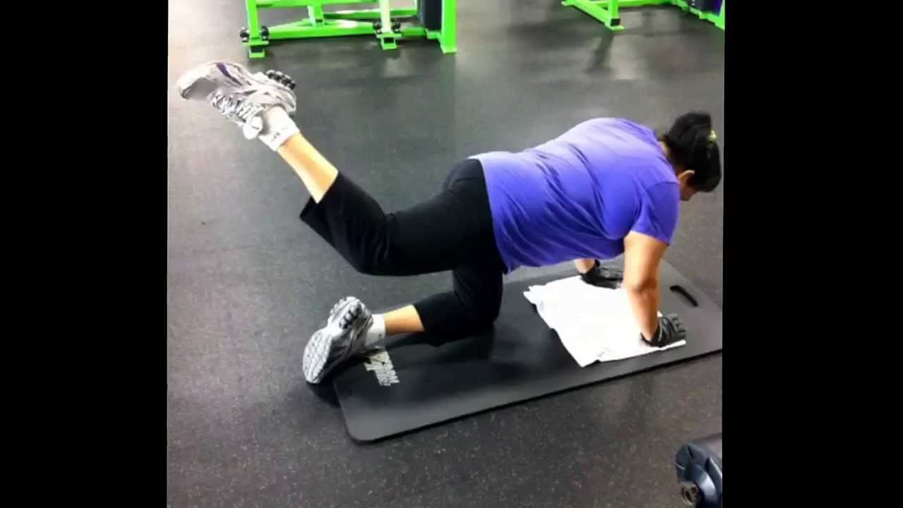 Rear leg raises - YouTube