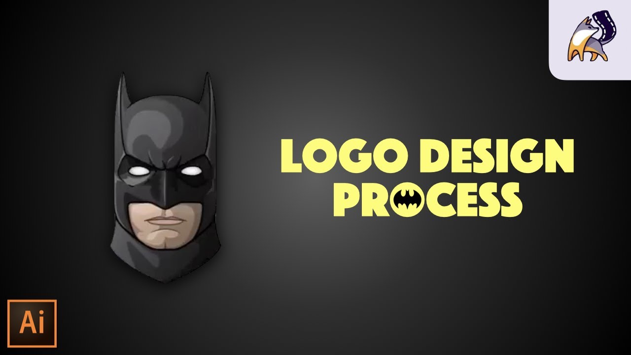 Batman Logo Design - Adobe Illustrator Tutorial - Logo Idea - YouTube