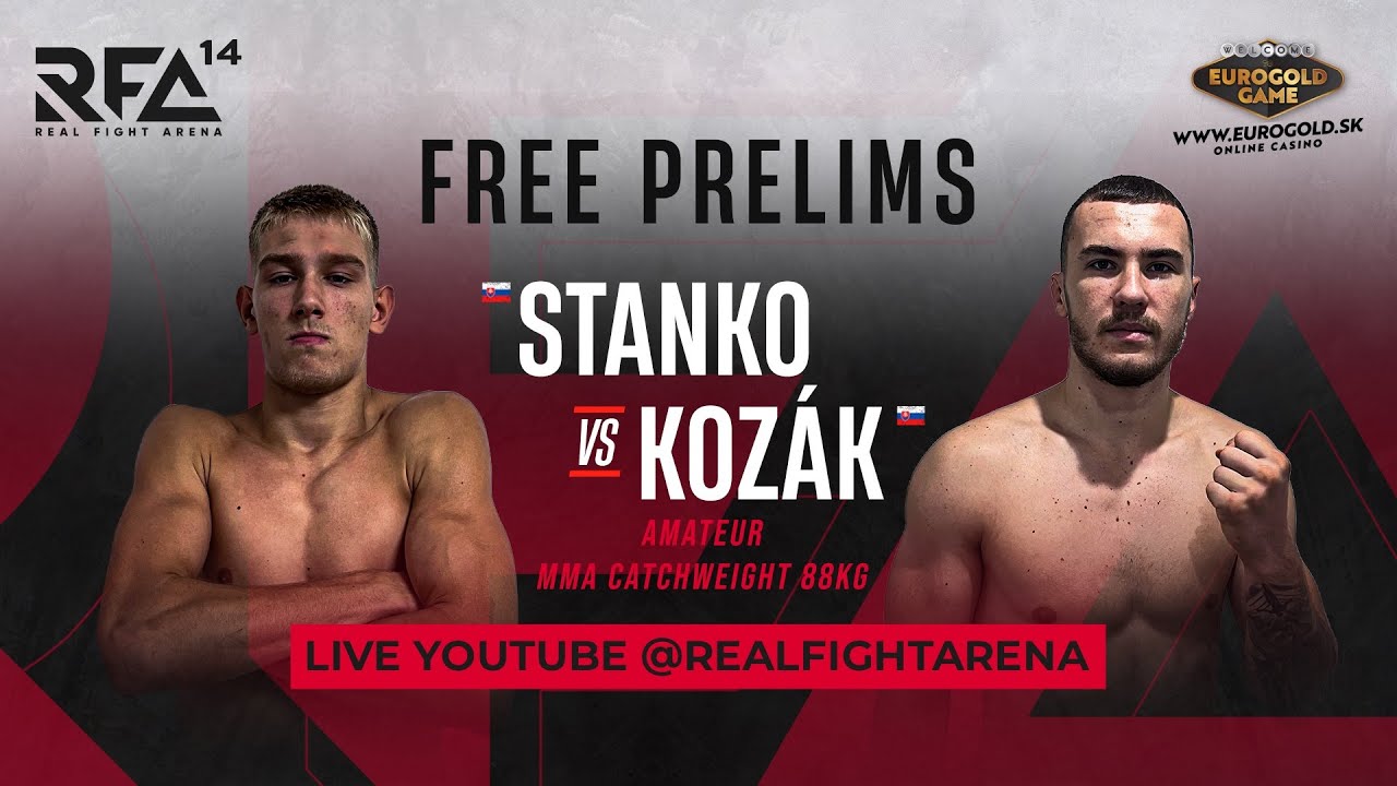 Stanko VS Kozák | RFA 14 Free Prelims | Steel Arena | Košice - YouTube