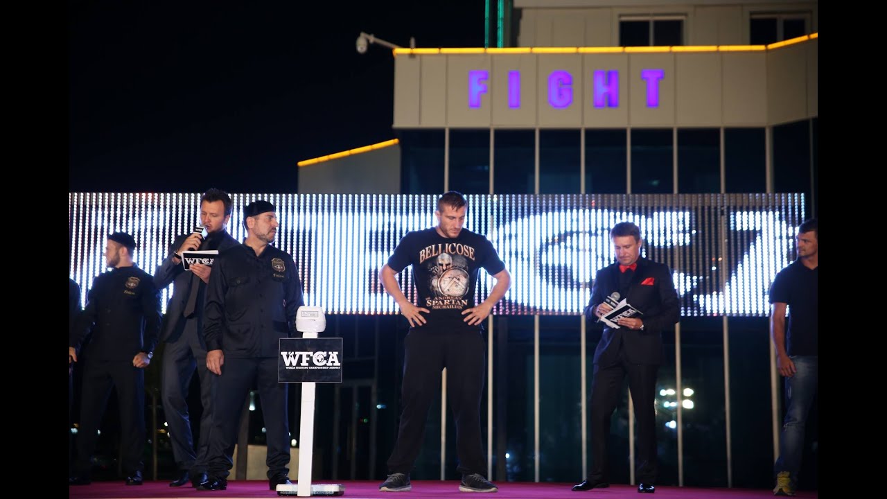 Akhmat Fight Show 9: Battle in Grozny - Weighing - YouTube