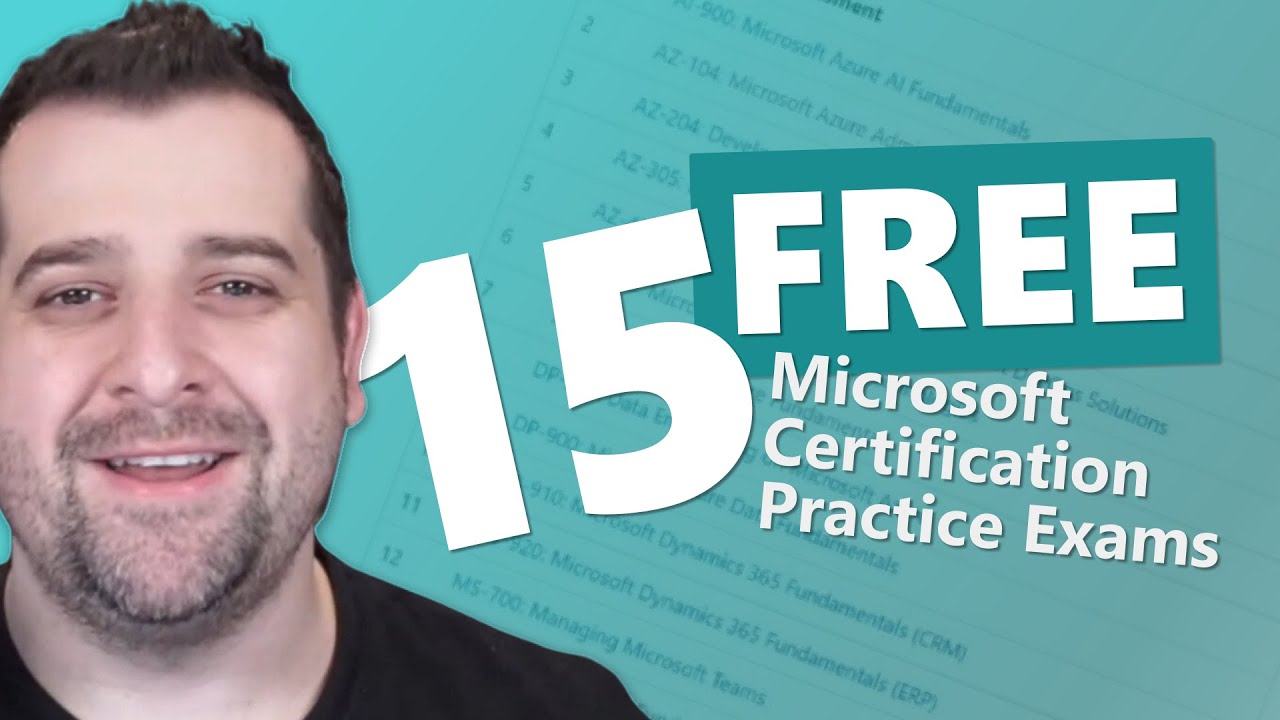 15+ FREE Microsoft Certification Practice Tests - YouTube