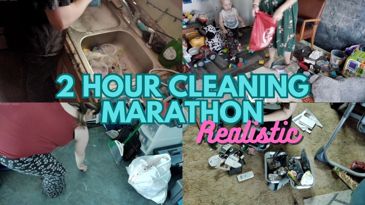 2 HOUR REALISTIC CLEANING MARATHON Old Videos Time Lapse - YouTube