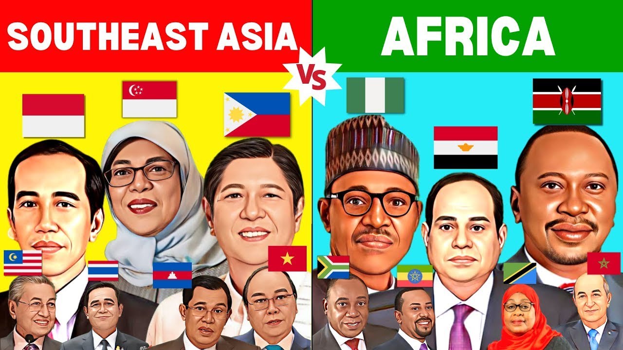Southeast Asia vs Africa - Comparison 2022 | ASEAN vs Africa Economy ...