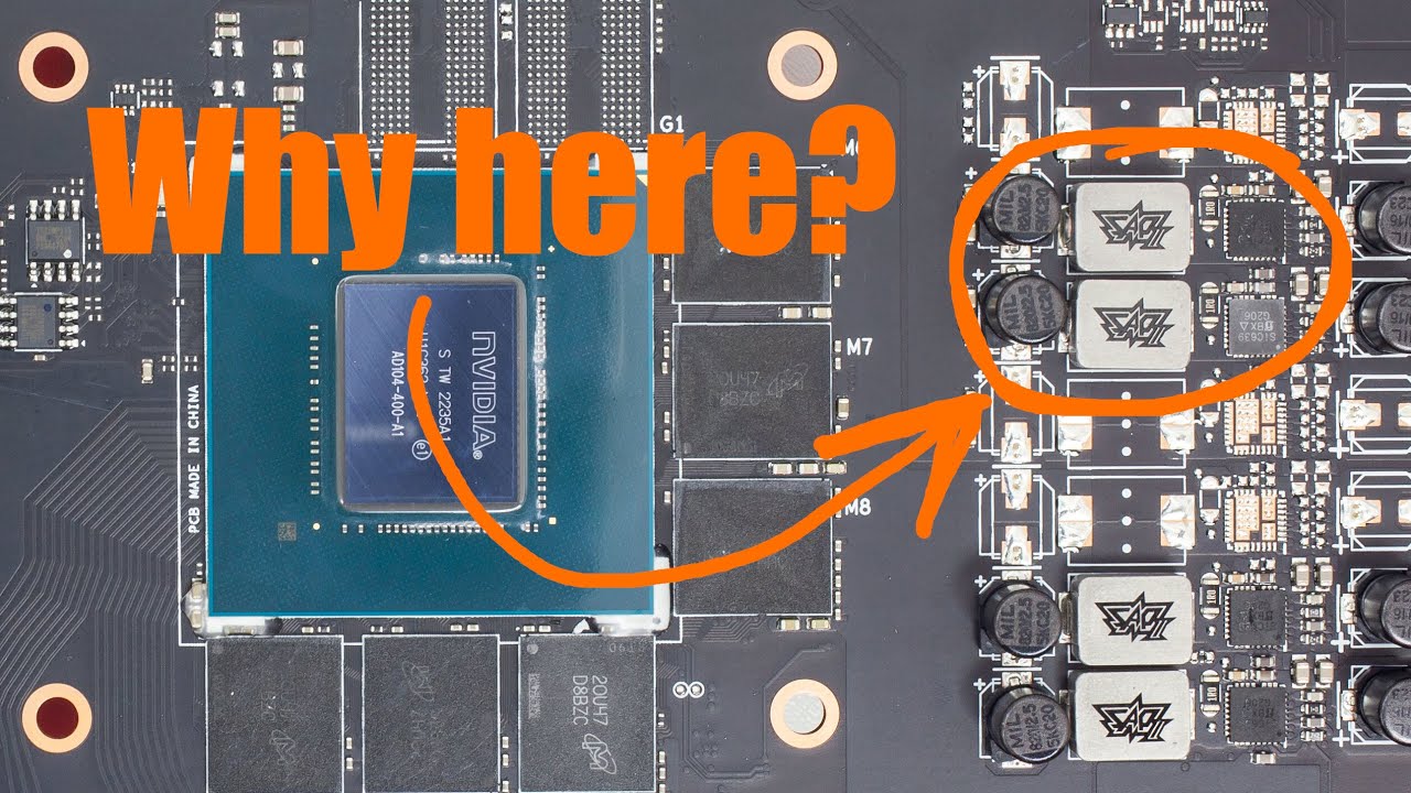 investigating the Vcore VRM layout of the ASUS RTX 4070Ti TUF - YouTube