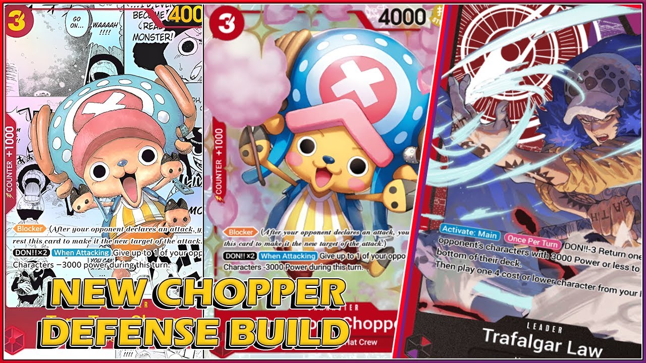 RP LAW | NEW CHOPPER IS AWESOME, DEFENSIVE DECK | BUILD & GAMEPLAY ...