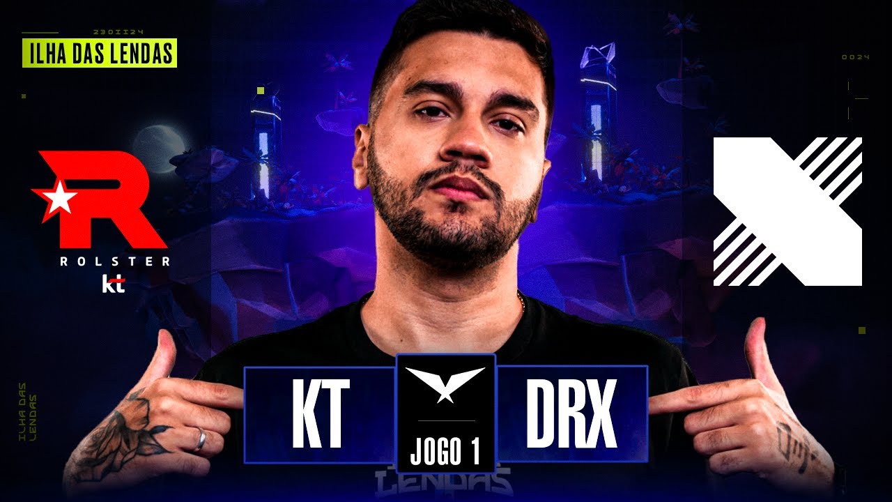 KT x DRX | Jogo 1 - MD3 | LCK Spring 2024 - DIA 14 - YouTube