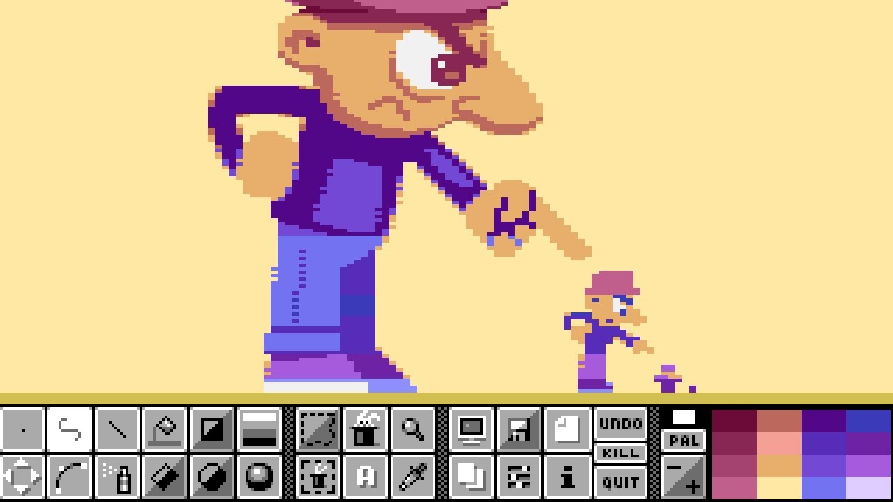 Atari 8-Bit Pixel Art Timelapse - YouTube