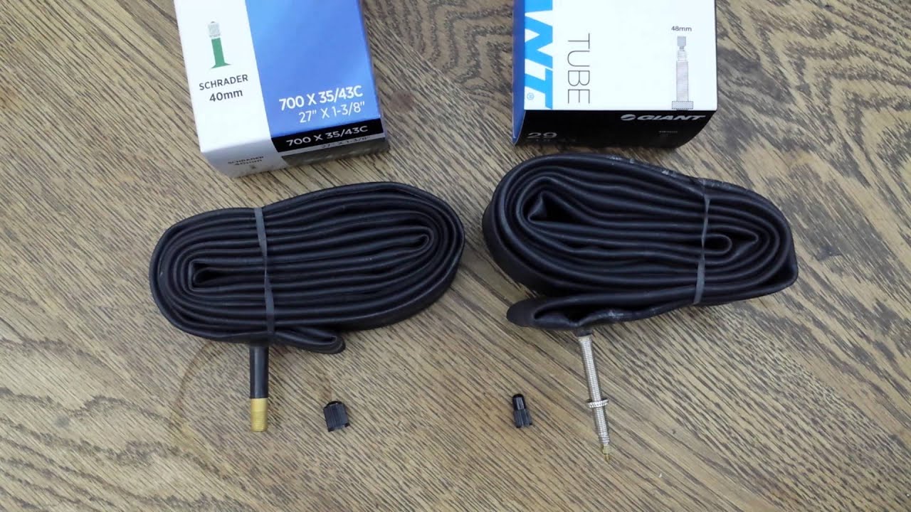 How to buy the Right Schrader or Presta Valve Inner Tube for your Bike ...