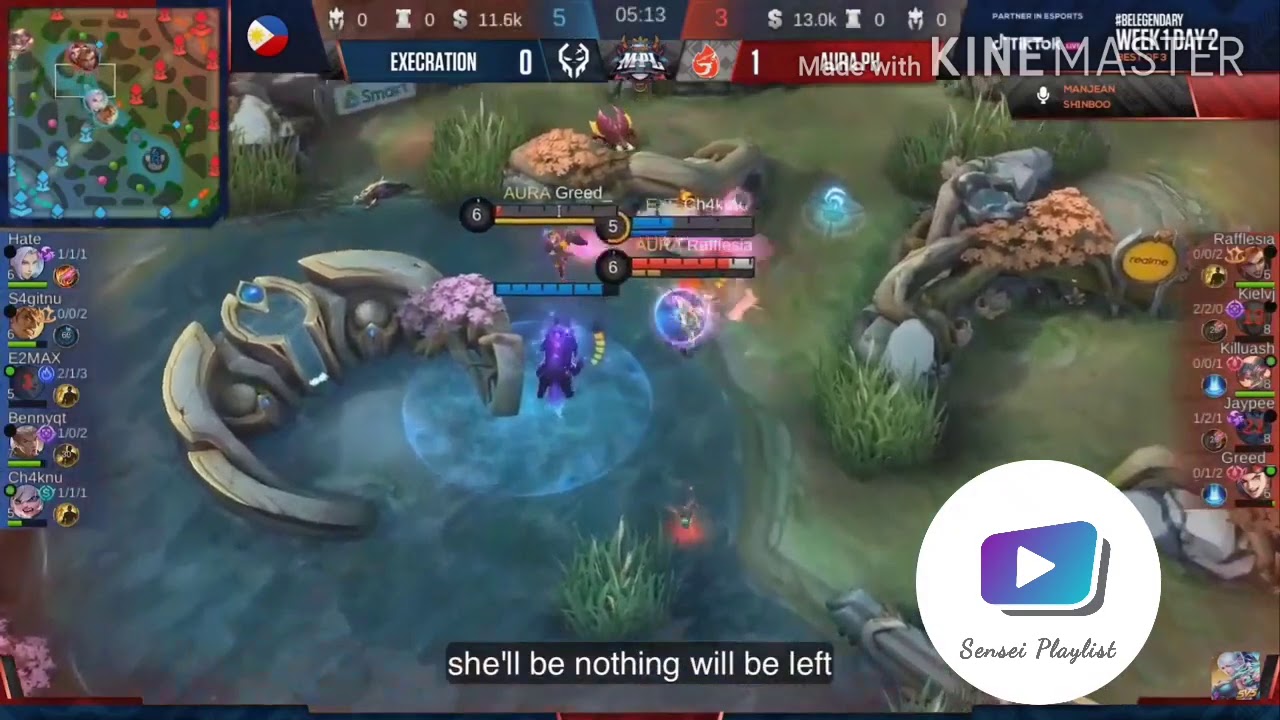 GAME 2 EXECRATION VS AURA PH | MPL-PH S6 WEEK 1 DAY 2 MLBB | 08/22/2020 ...