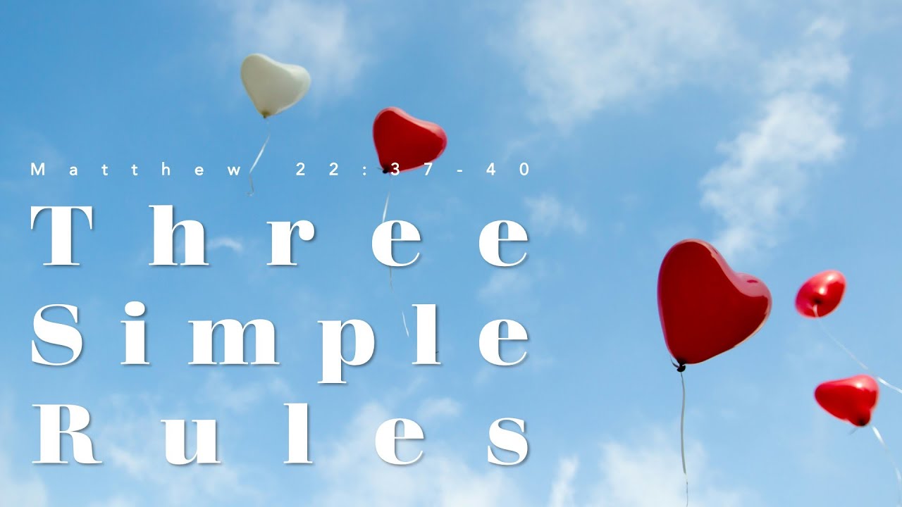"Three Simple Rules" - Bridgewater United Methodist Church 06 23 24 ...