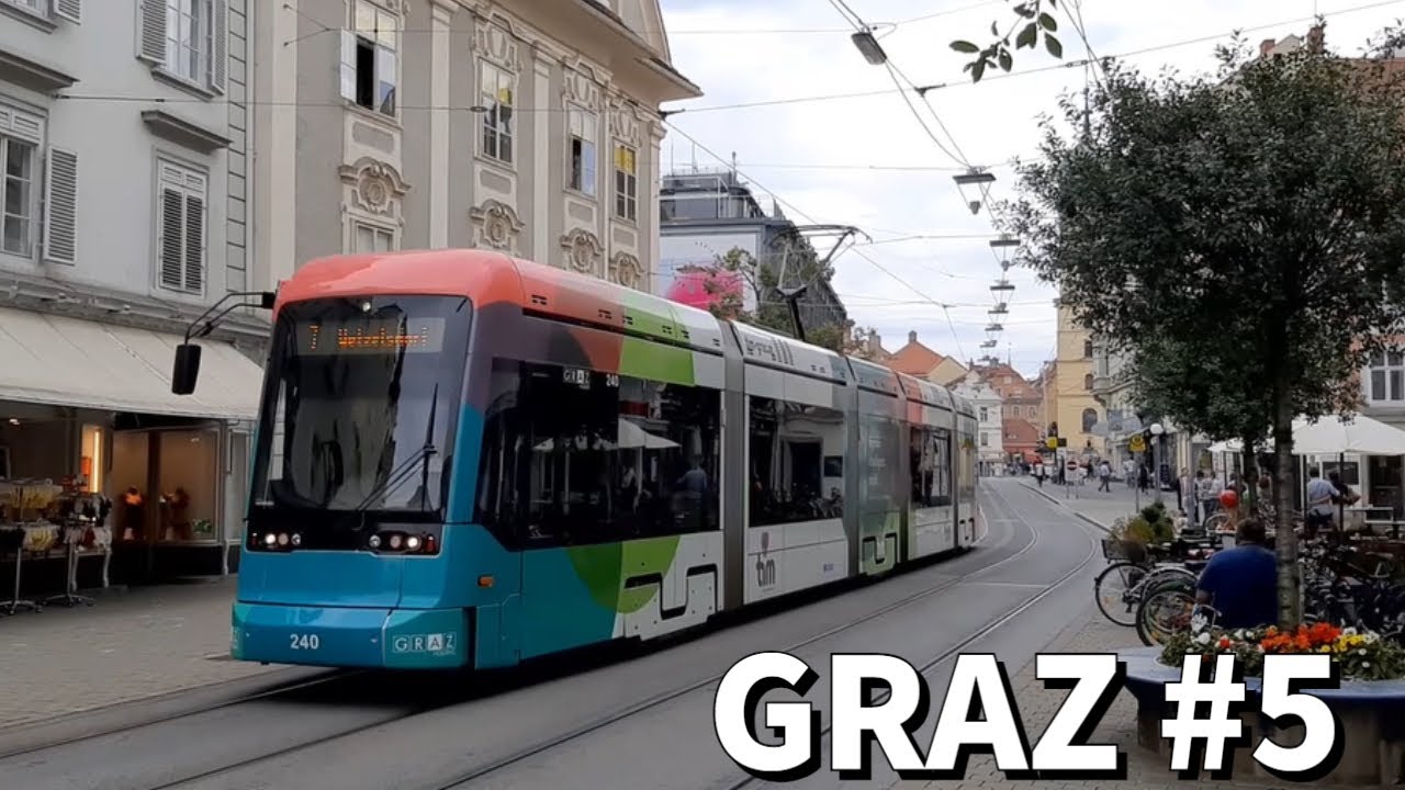 Trams in Graz | Straßenbahnen in Graz #5 - YouTube