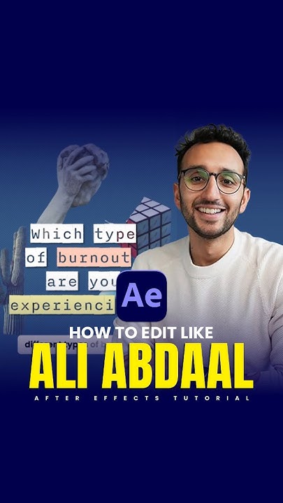Paper Folding Effect like Ali Abdaal in After Effects | How to make Shorts like Ali Abdaal # ...