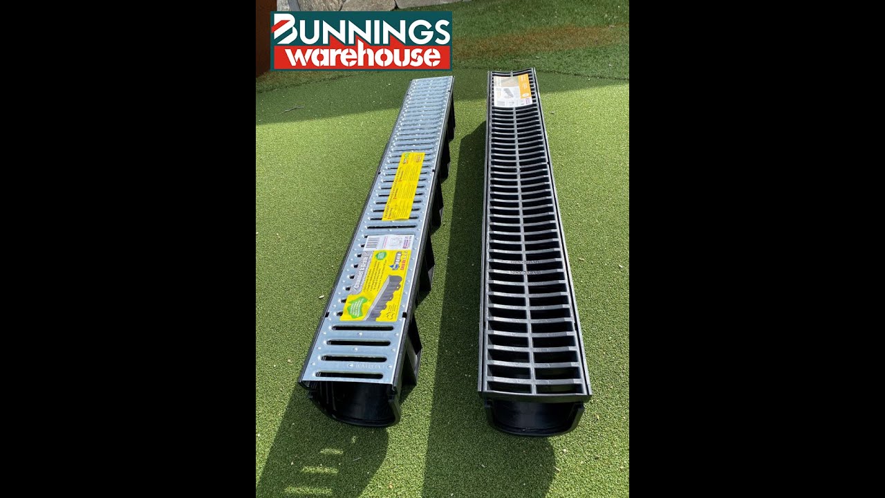 Drain Channel Installation, Drainage Installation - YouTube