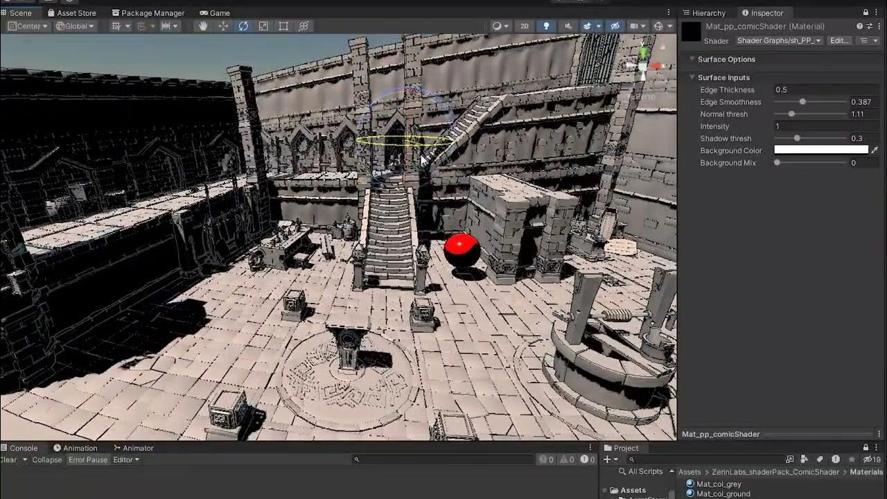 Awesome Mignola UNITY COMIC SHADER using shadergraph & Unity 2022 - YouTube