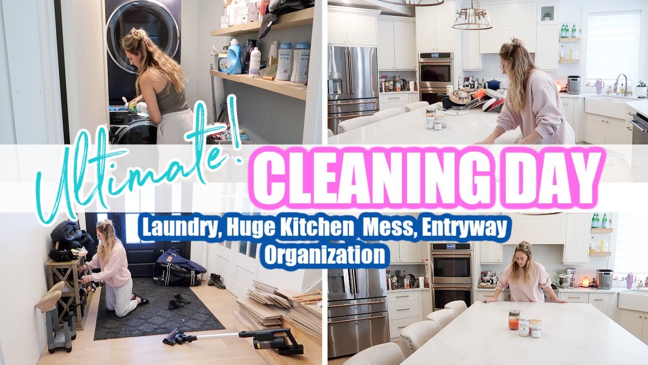 *NEW* ULTIMATE CLEANING DAY! | ALL THE CLEANING MOTIVATION YOU NEED ...