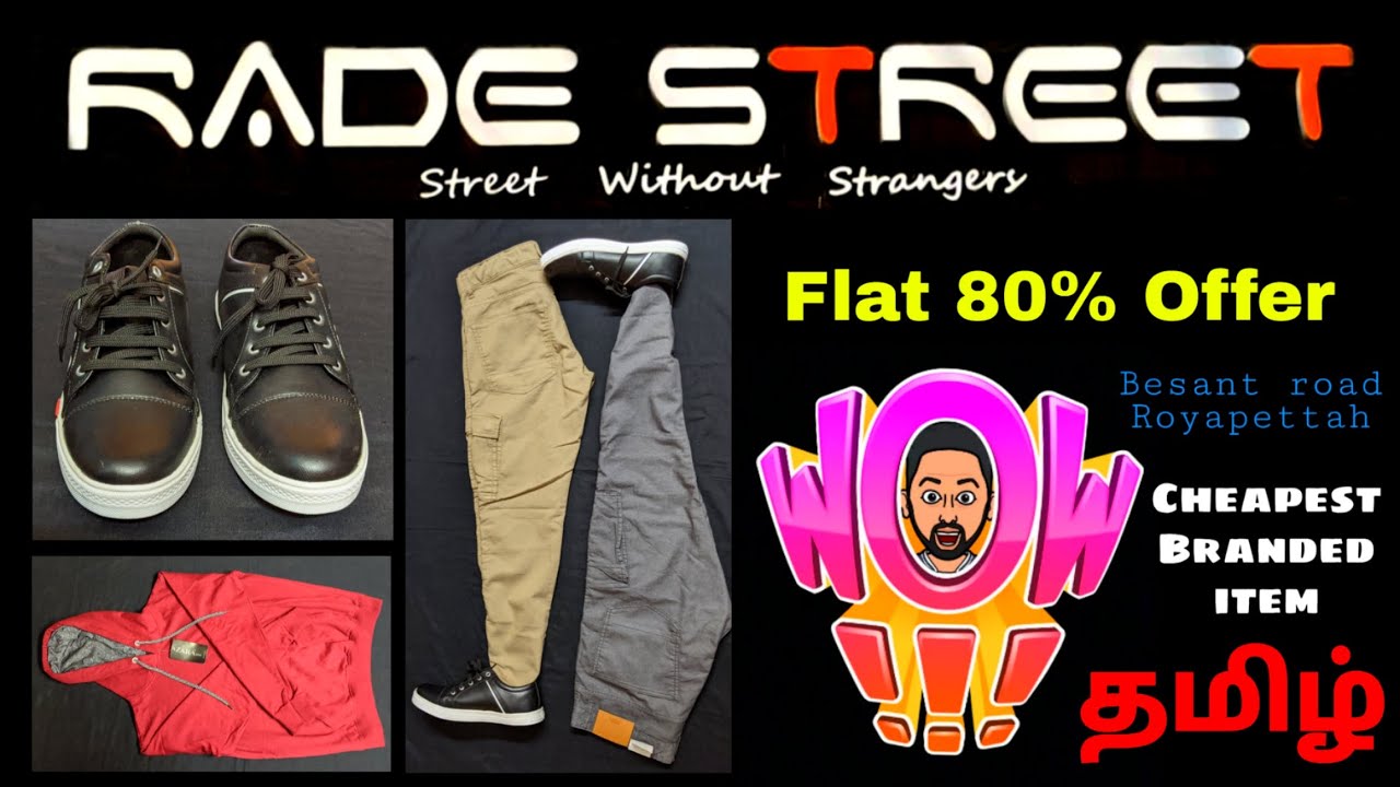 Cheapest Branded items with Flat 80% offer in Rade Street Royapettah ...