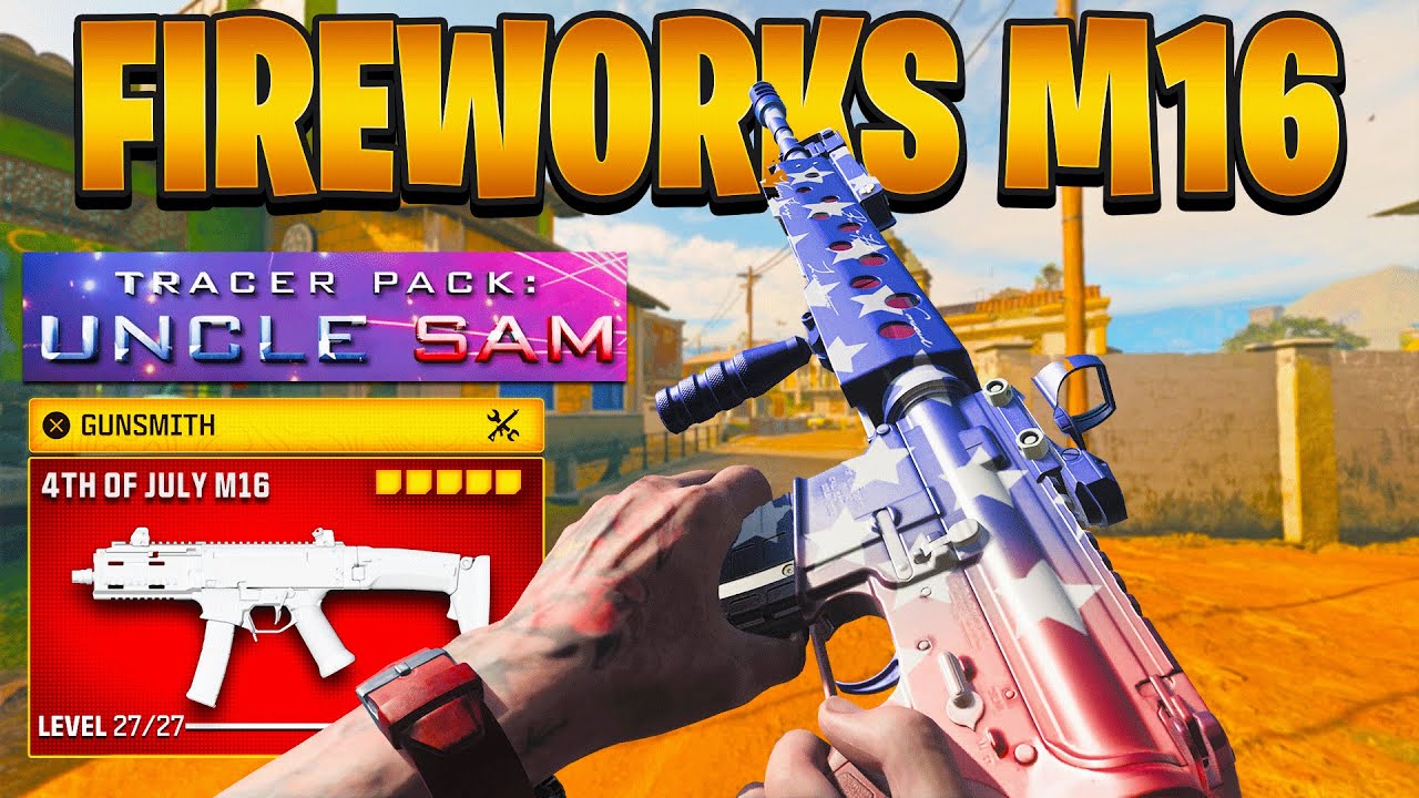 *FULL AUTO* 4th of July TRACER M16 CLASS SETUP in MODERN WARFARE 3 ...