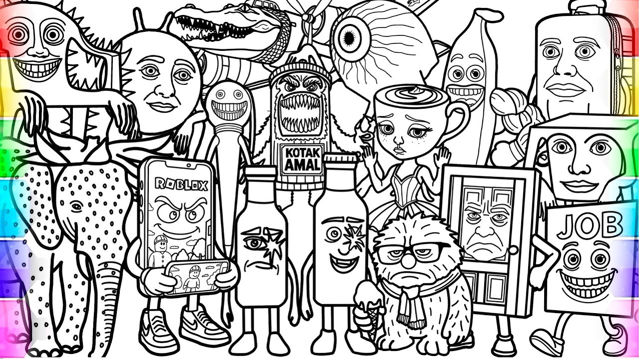 New Top Italian Brainrot Memes Coloring Pages / How to Color All New ...