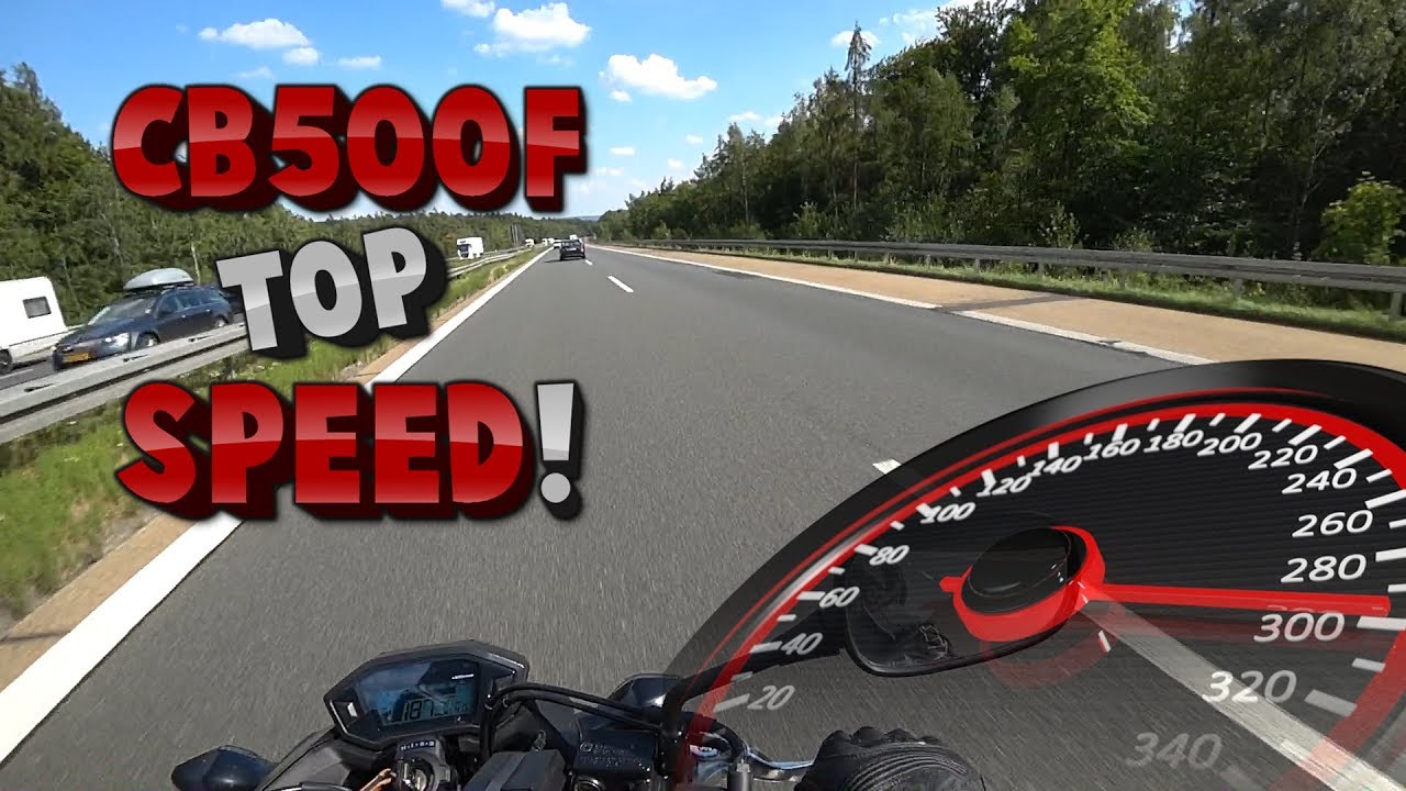 TOP SPEED Honda CB500F - Vol. 2! | ChRizZLeX - YouTube