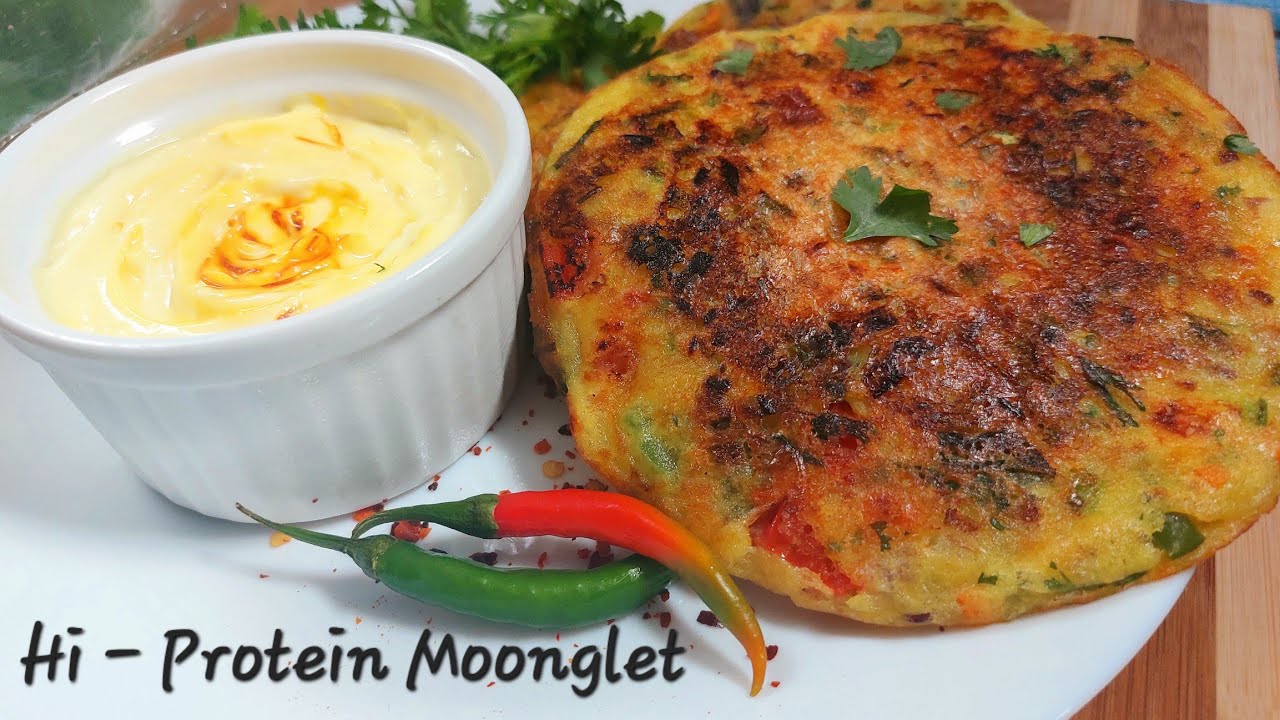 High-Protein Desi Indian Pancake | Moonglet Recipe | Quick Breakfast ...