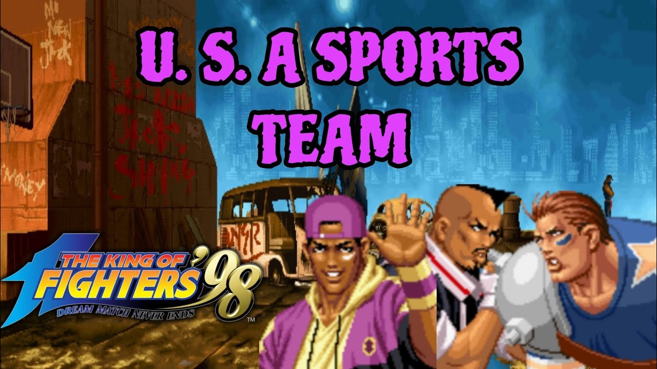 KOF 98: Américan Sports Team Gameplay (Level-8) - YouTube