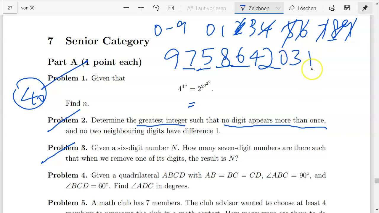 IMONST Sample Problems 2 Senior #1-#3 - YouTube