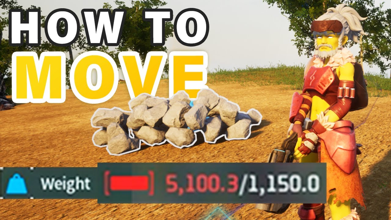 How to Move Items and Materials when Over Weight Palworld - YouTube