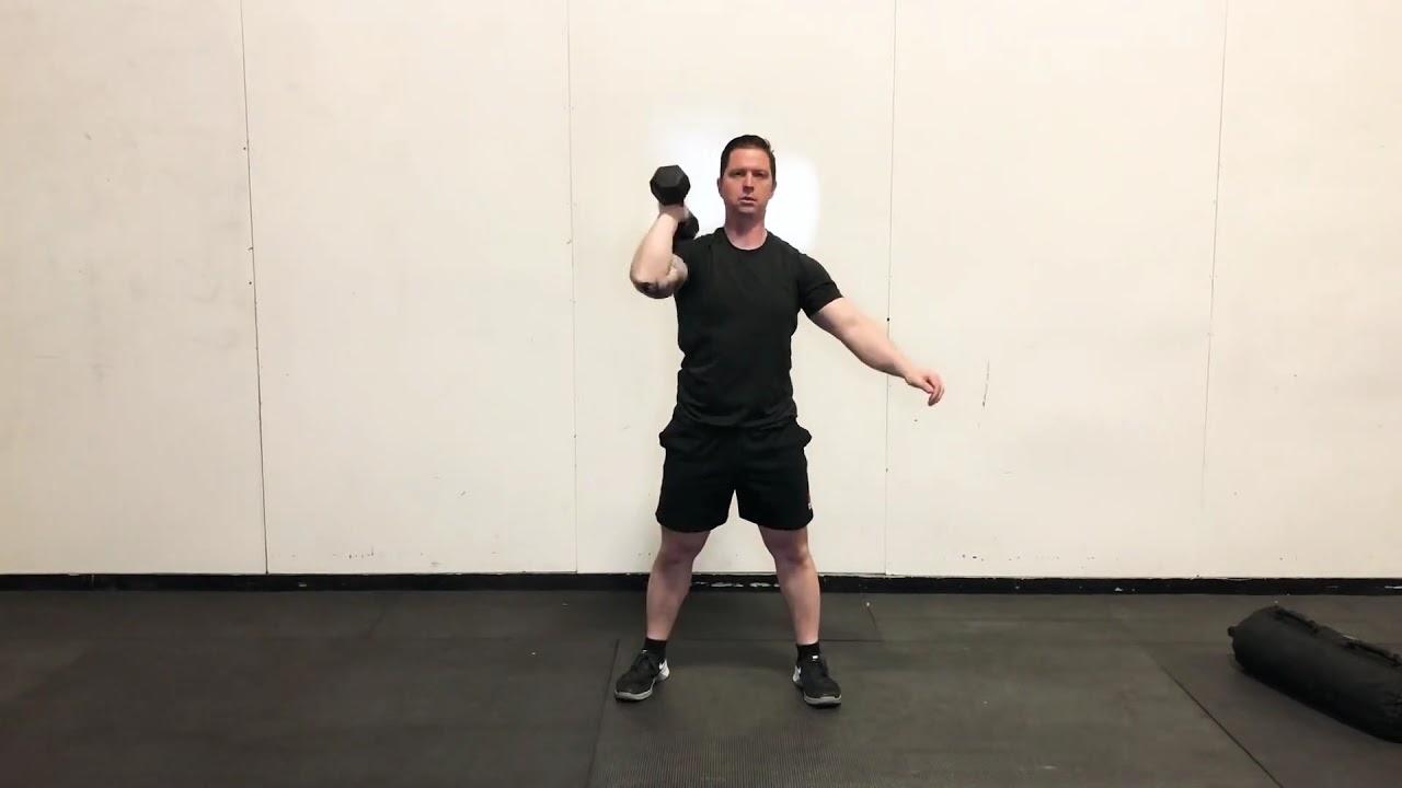 Single Arm Thruster - YouTube