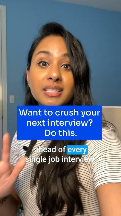 Steal my interview prep strategy to crush your next interview - YouTube