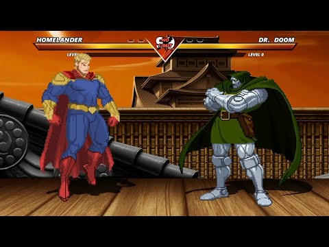 HOMELANDER vs DR.DOOM - High Level Awesome Fight! - YouTube