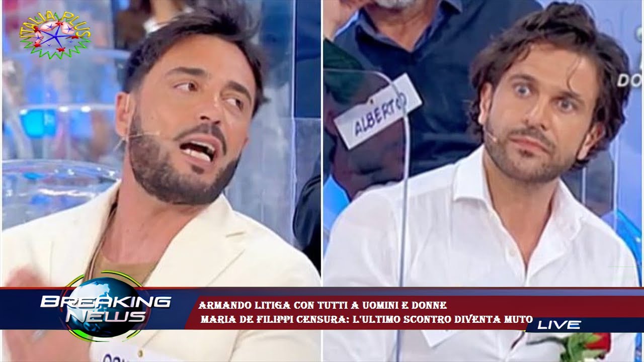 Armando litiga con tutti a Uomini e Donne Maria De Filippi censura: l ...