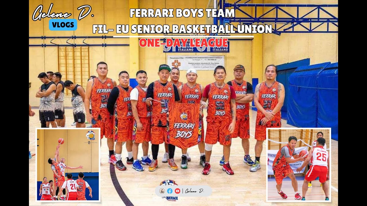 Ferrari Boys Team FIL EU Senior Basketball Union One Day League - YouTube
