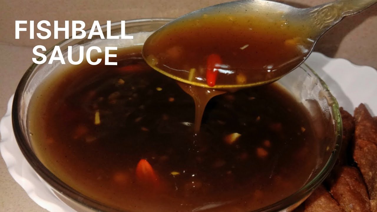 FISHBALL SAUCE| ANG NAPAKASARAP NA FISHBALL SAUCE SI MANONG - YouTube