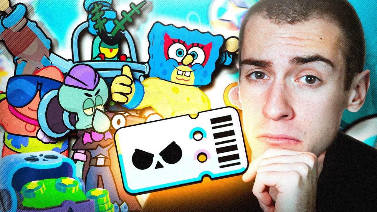 SHOPPO TUTTO IL PASS DI SPONGEBOB!! (STAGIONE 30 BRAWL STARS) - YouTube