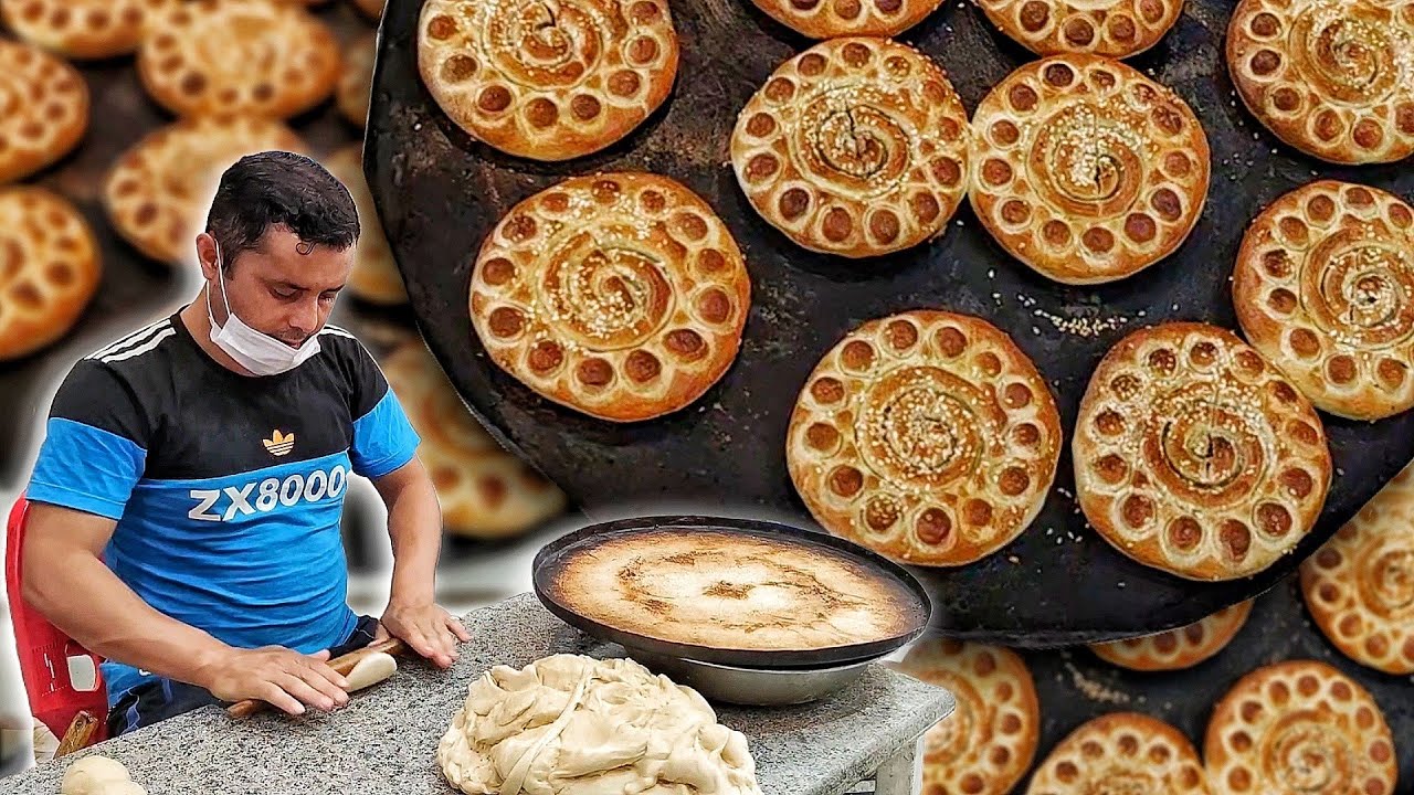 Amazing👏 Oldest Method Cookie Making | Fooman Cookies Street Food Iran ...