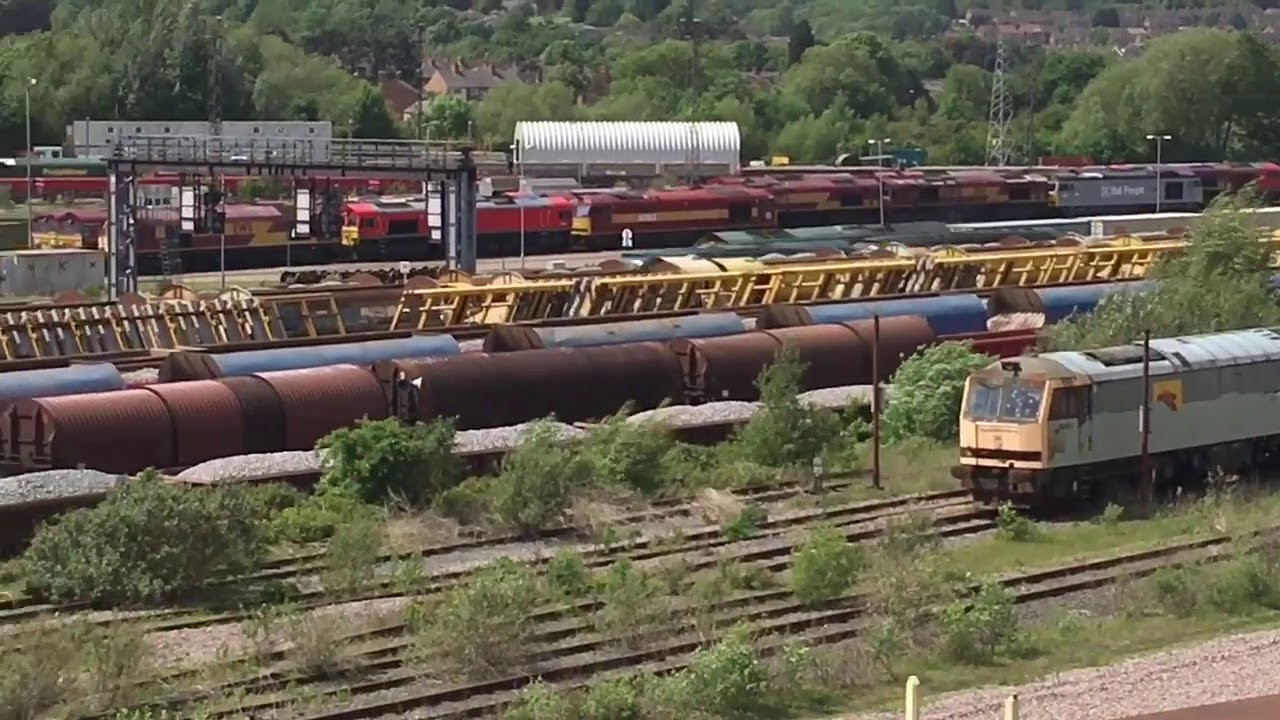 Toton TMD Toton North Yard and Freight Trains at Toton 22/05/20 - YouTube