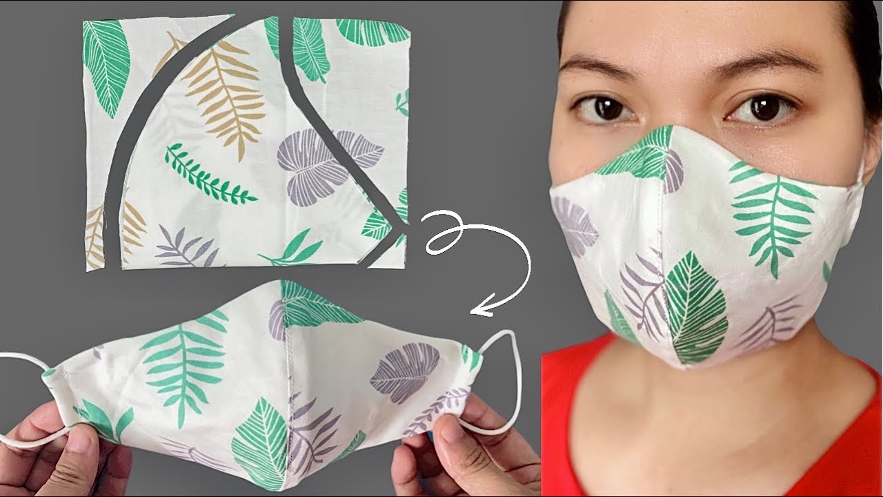 EASY!! Fast and Easy Way to Make 3 Layer Face Mask | Easy Pattern - YouTube