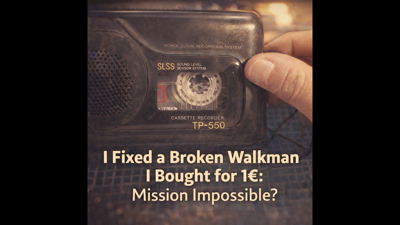 I Fixed a Broken Walkman I Bought for 1€: Mission Impossible? - YouTube