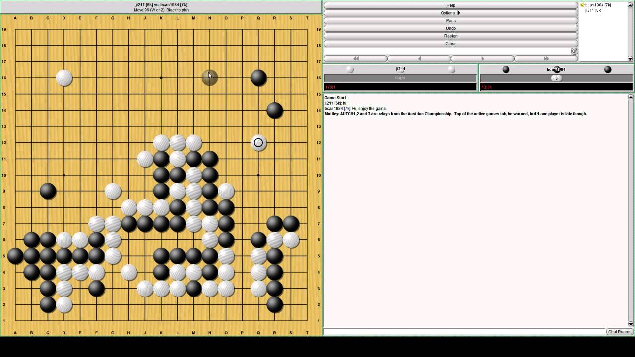 KGS Go vs ji211 (6k) - YouTube