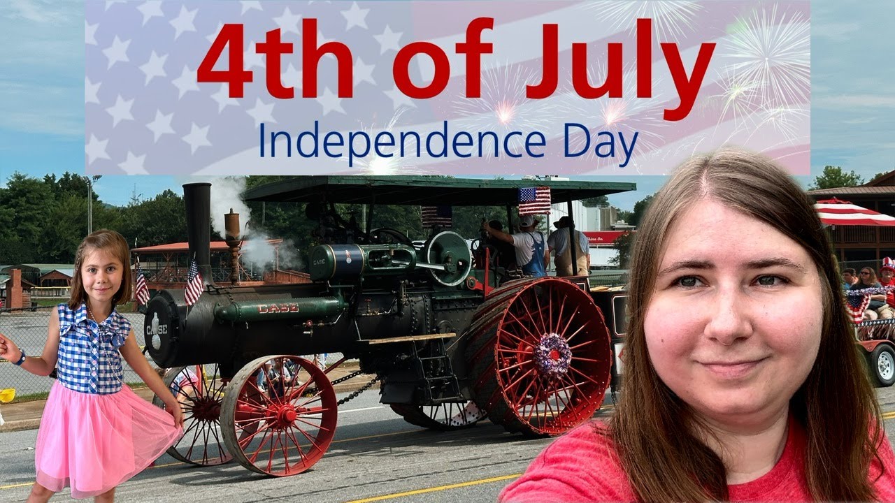 4 июля в Америке/ Thomas-Mashburn Steam Engine Parade, Cumming, GA ...