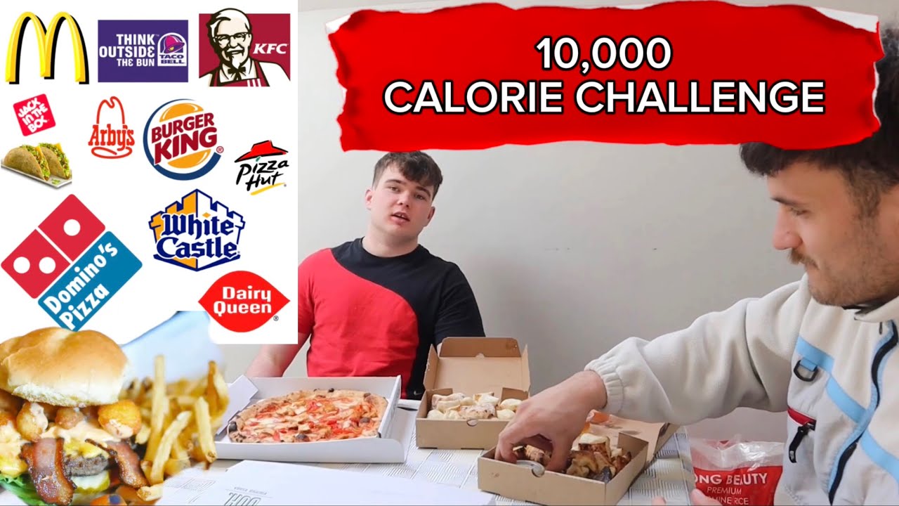 10,000 CALORIE CHALLENGE | EPIC CHEAT DAY - YouTube