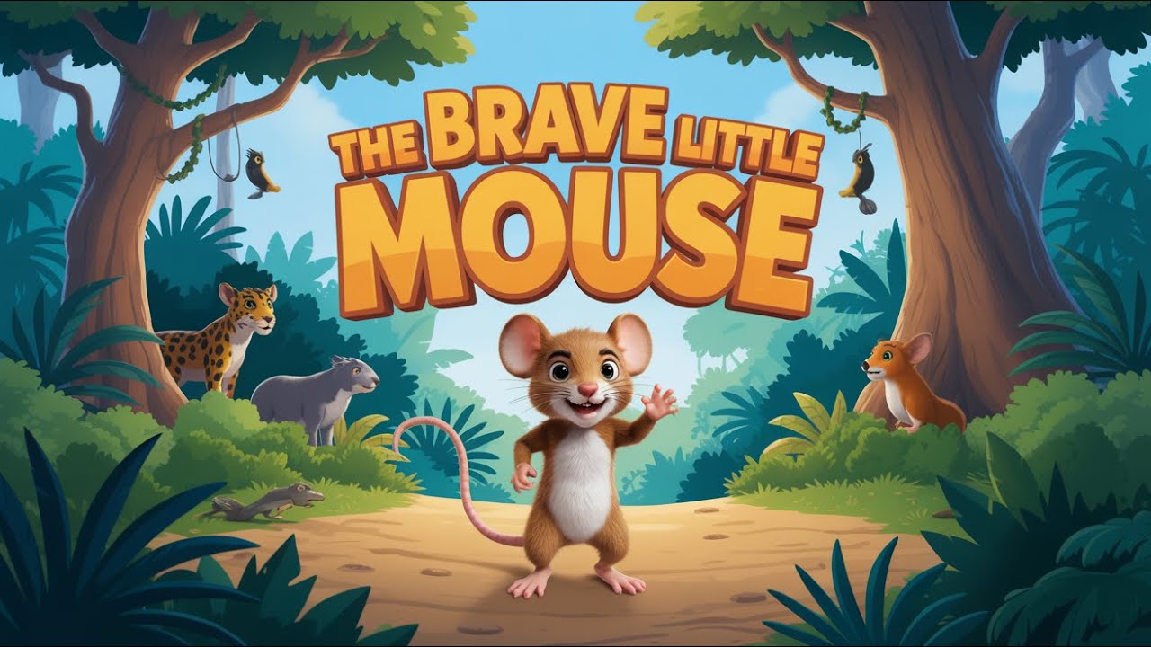 The Brave Little Mouse: A Tale of Courage | Kids Adventure Story - YouTube