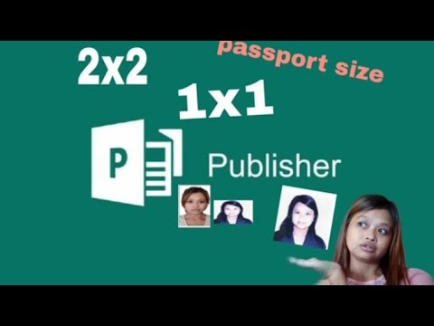 how to make 2x2 picture using publisher jainahun lo - YouTube