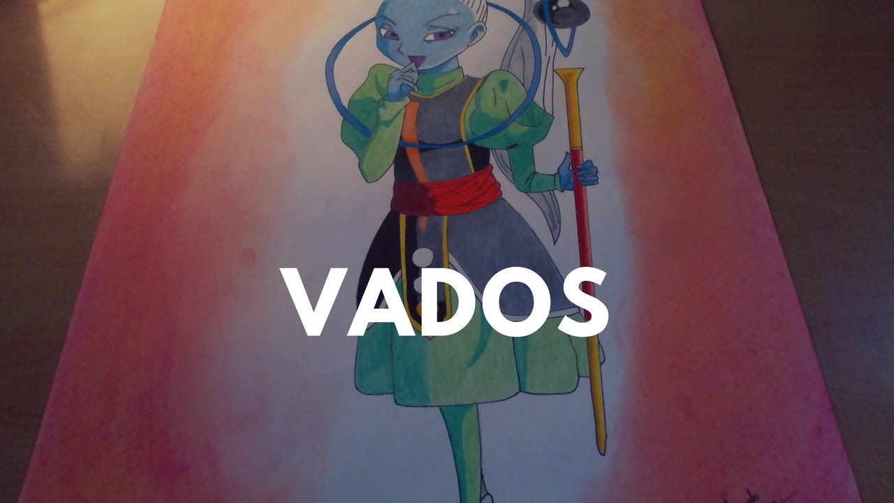 speed drawing vados (dragon ball super) - YouTube