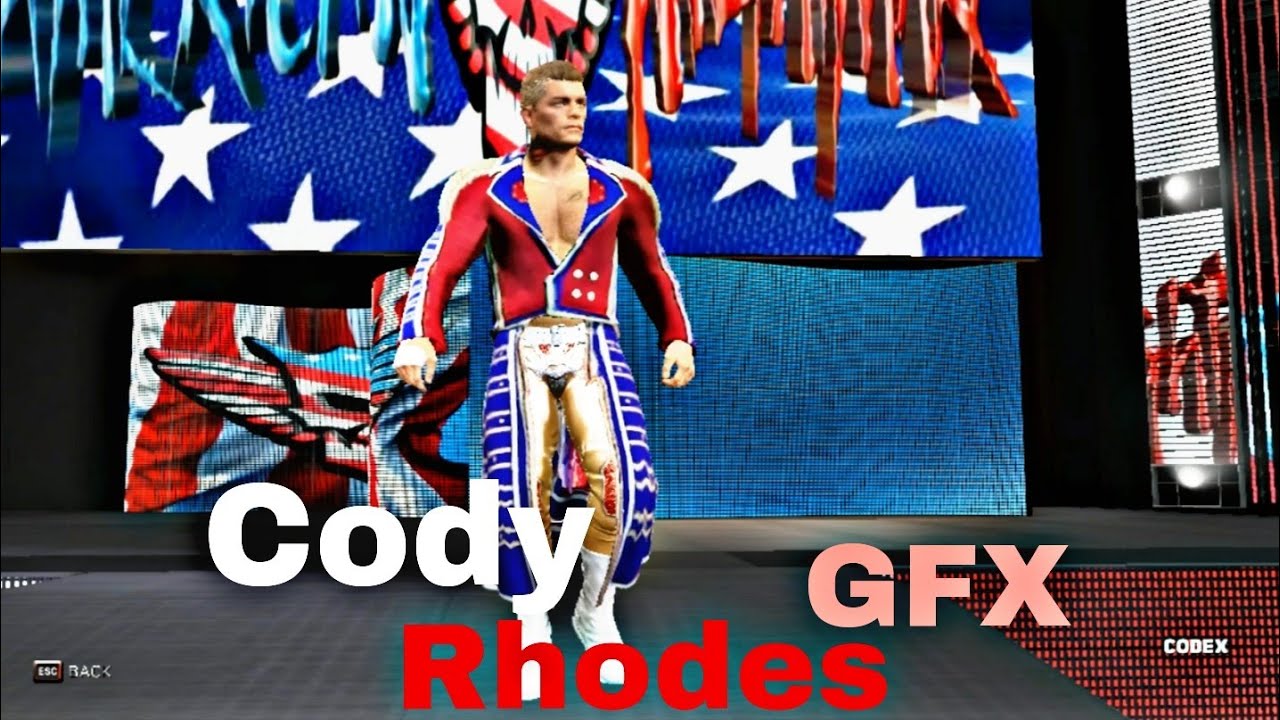 WWE 2K17 Pc | Cody Rhodes GFX Mod | WWE 2K19 Port Mod | Rishabh Mehra ...
