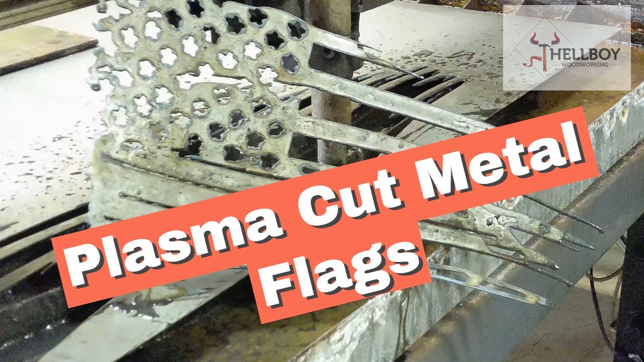 How to cut flags using a Plasma cutting cnc - YouTube