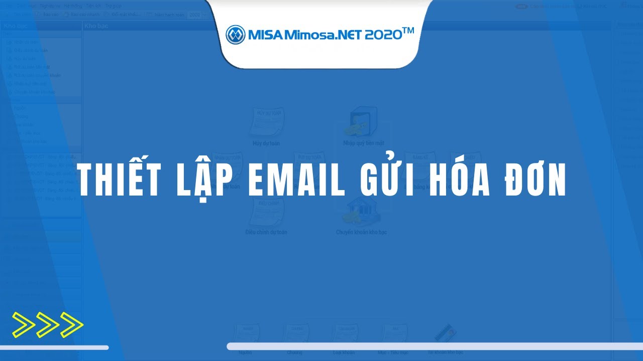Thiết lập Email gửi hóa đơn | MISA MIMOSA.NET - YouTube