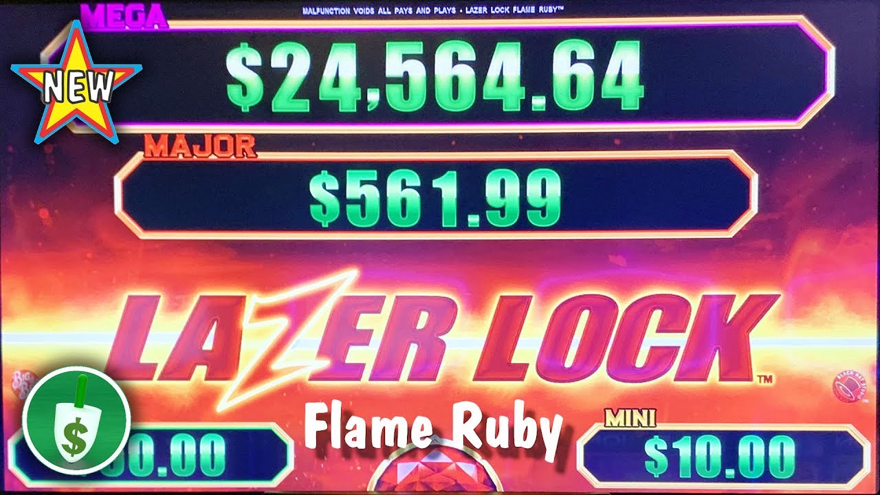 ⭐️ New - Flame Ruby Lazer Lock slot machine - YouTube