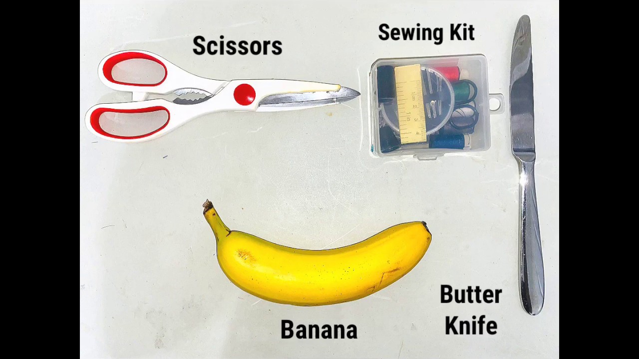 Dental Hygiene- Suture Removal on a banana - YouTube