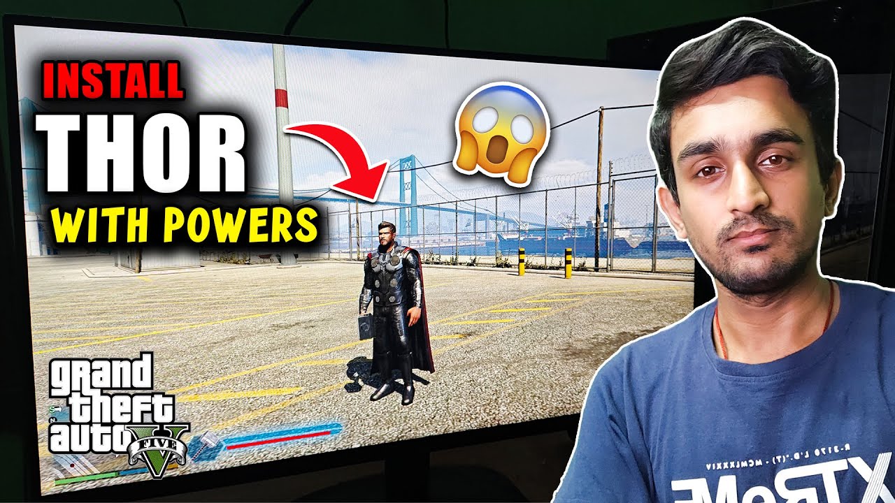 How to Add Thor With Powers In GTA 5 | How To Mod GTA 5 | GTA Offline ...